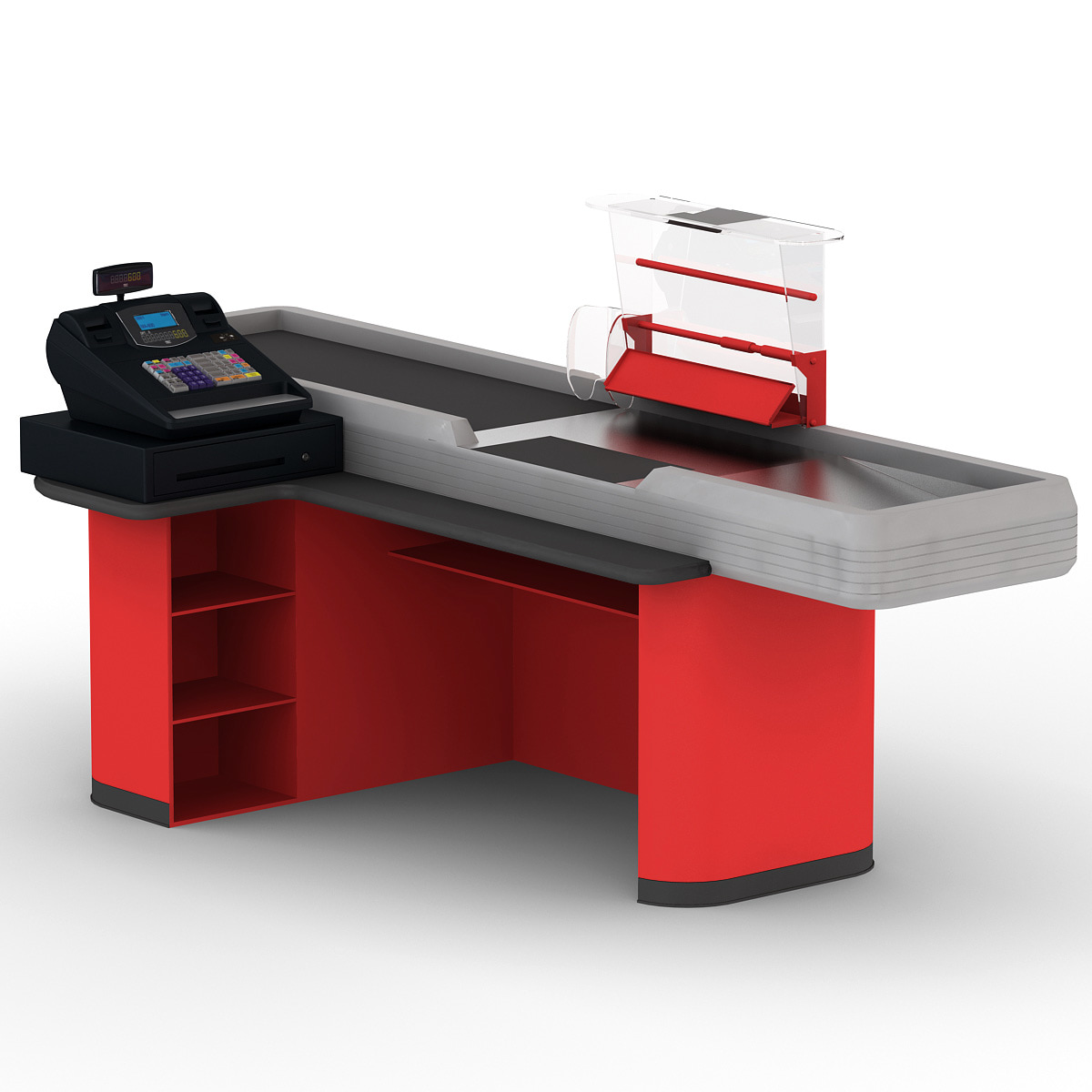 3d Model Cash Counter 2 3d Model Cash Counter 2