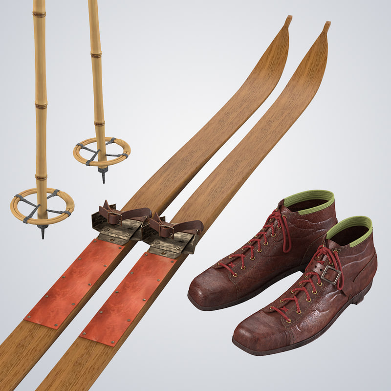 Max Vintage Ski Equipment Set max-vintage-ski-equipment-set