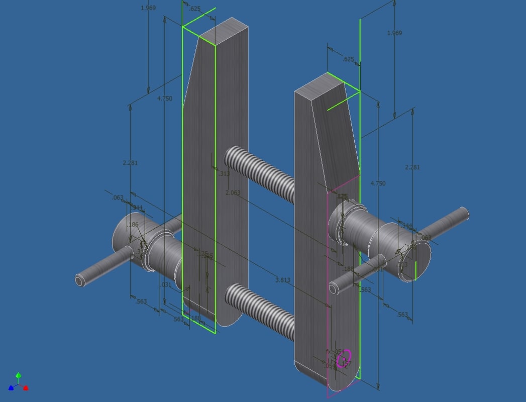 Free Clamp Inventor 3d Model