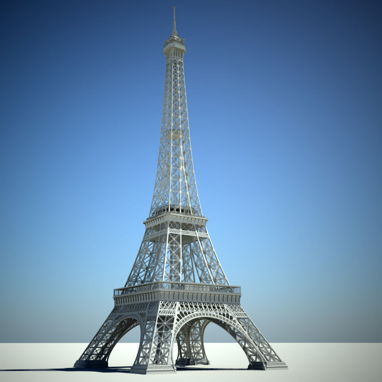 How To Build 3D Eiffel Tower at Chloe Snider blog