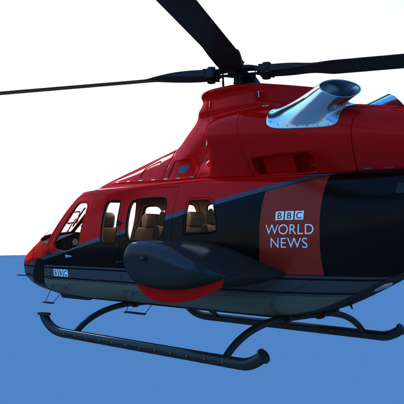 3ds Max Bell 430 News Helicopter 3ds Max Bell 430 News Helicopter