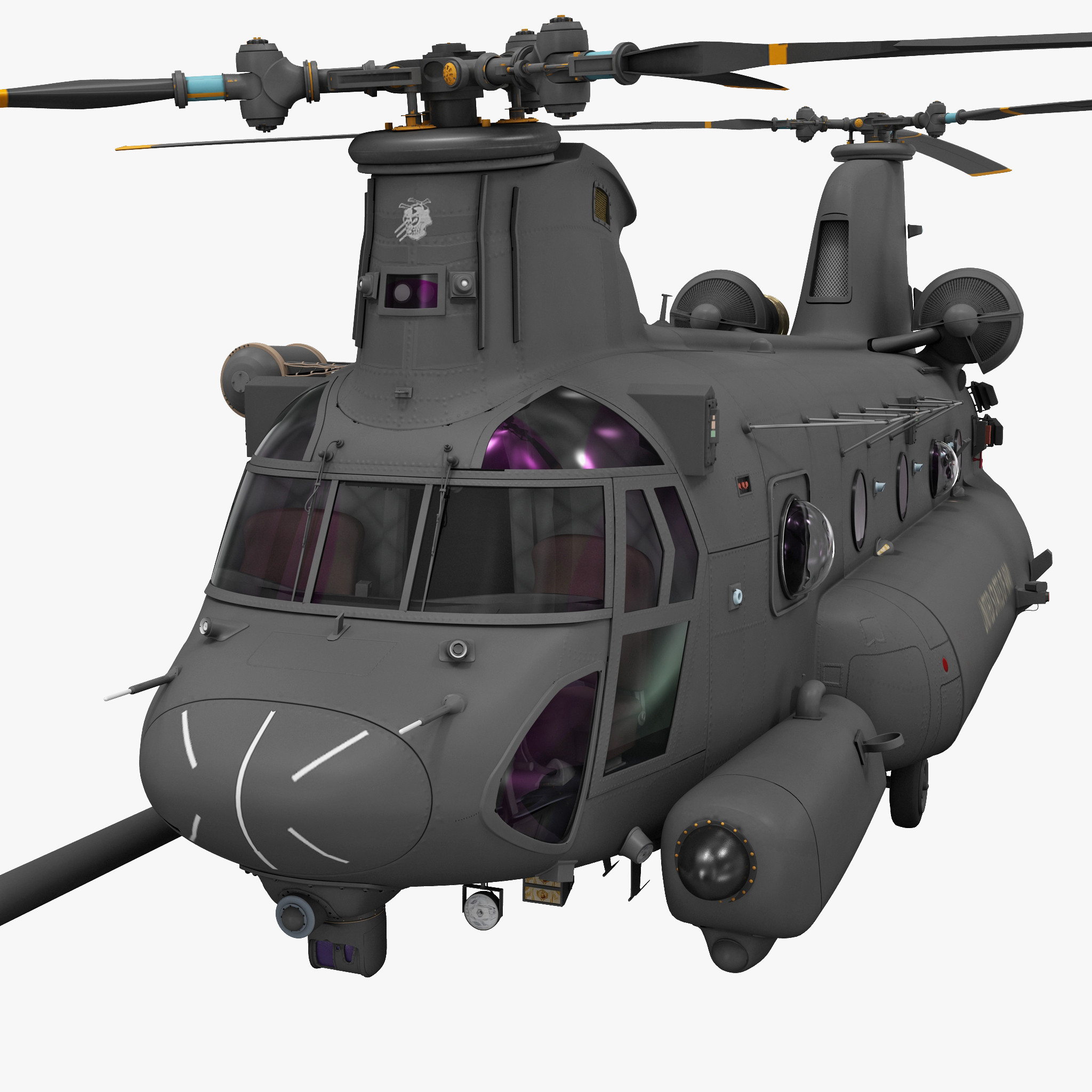 Max Mh 47 Chinook Rigged