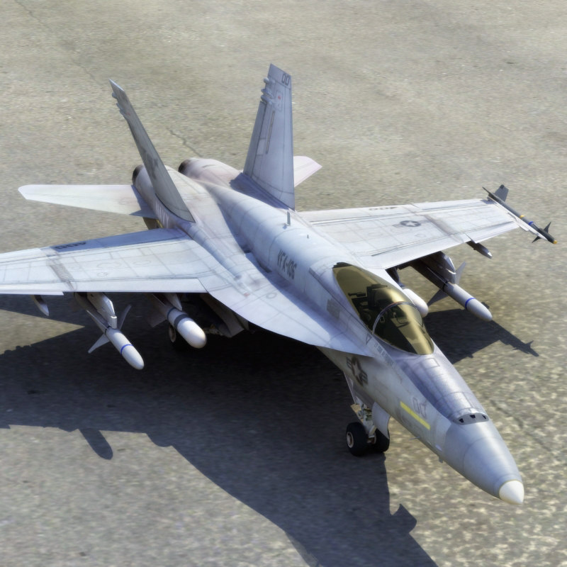 f18e hornet fa18e superhornet obj